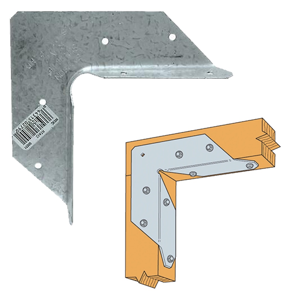 RTA 18-Gauge Rigid Tie Angle for 1x2 Nominal Joist/Post | Ferreteria ...