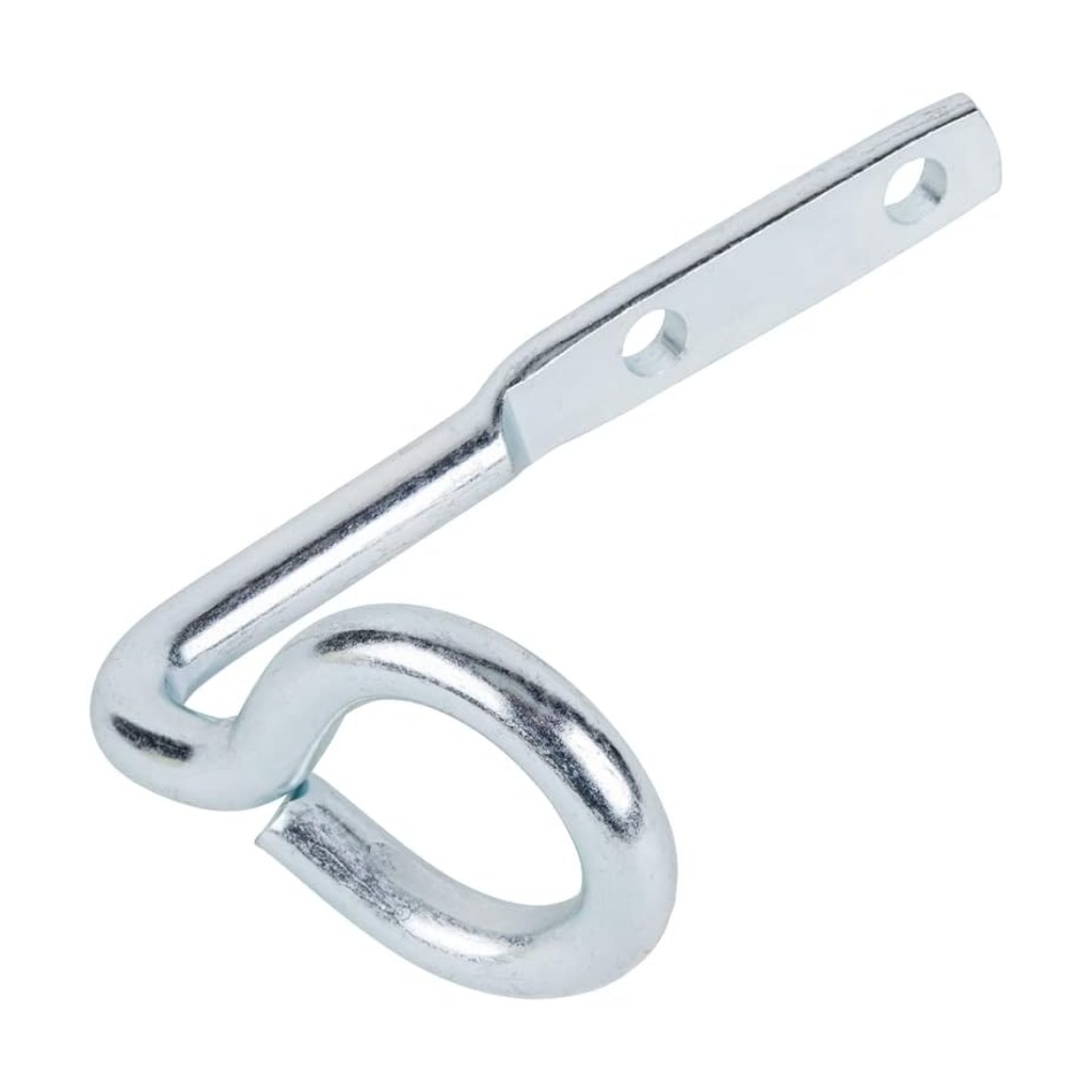 Hampton Small Zinc-Plated Silver Steel 4.125 in. L Rope Binding Hook ...
