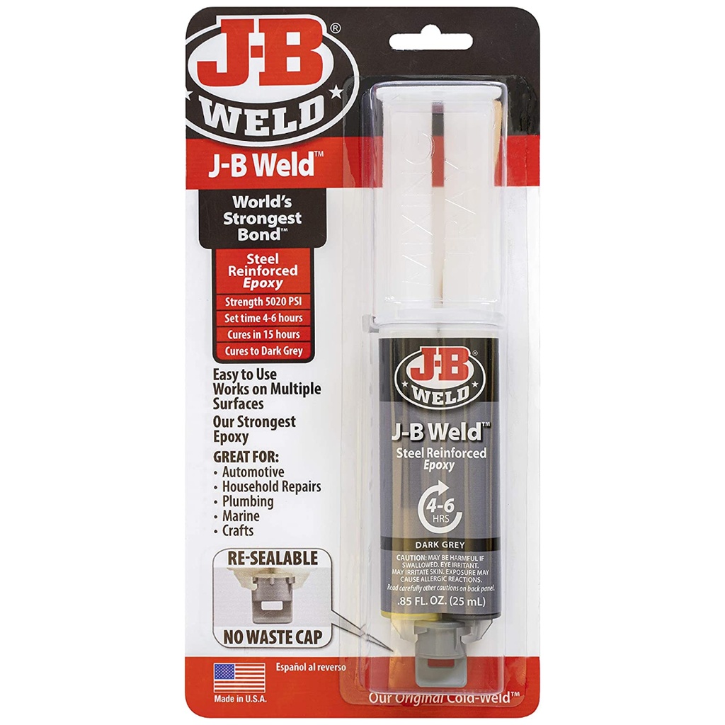 JBL J-B Weld Original Cold-Weld Epoxy Syringe 25ml in White ...