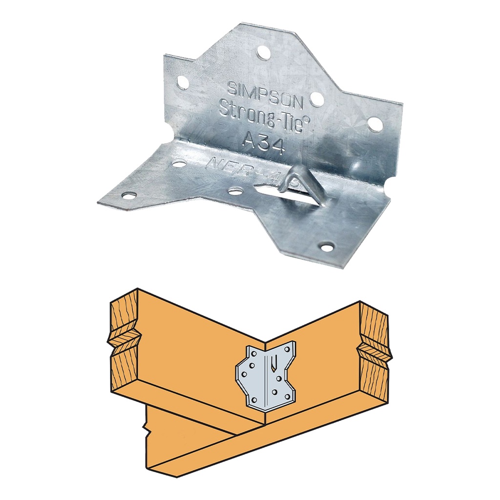 Simpson Strong-Tie 1.4 in. W X 2.5 in. L Galvanized Steel Framing Angle ...