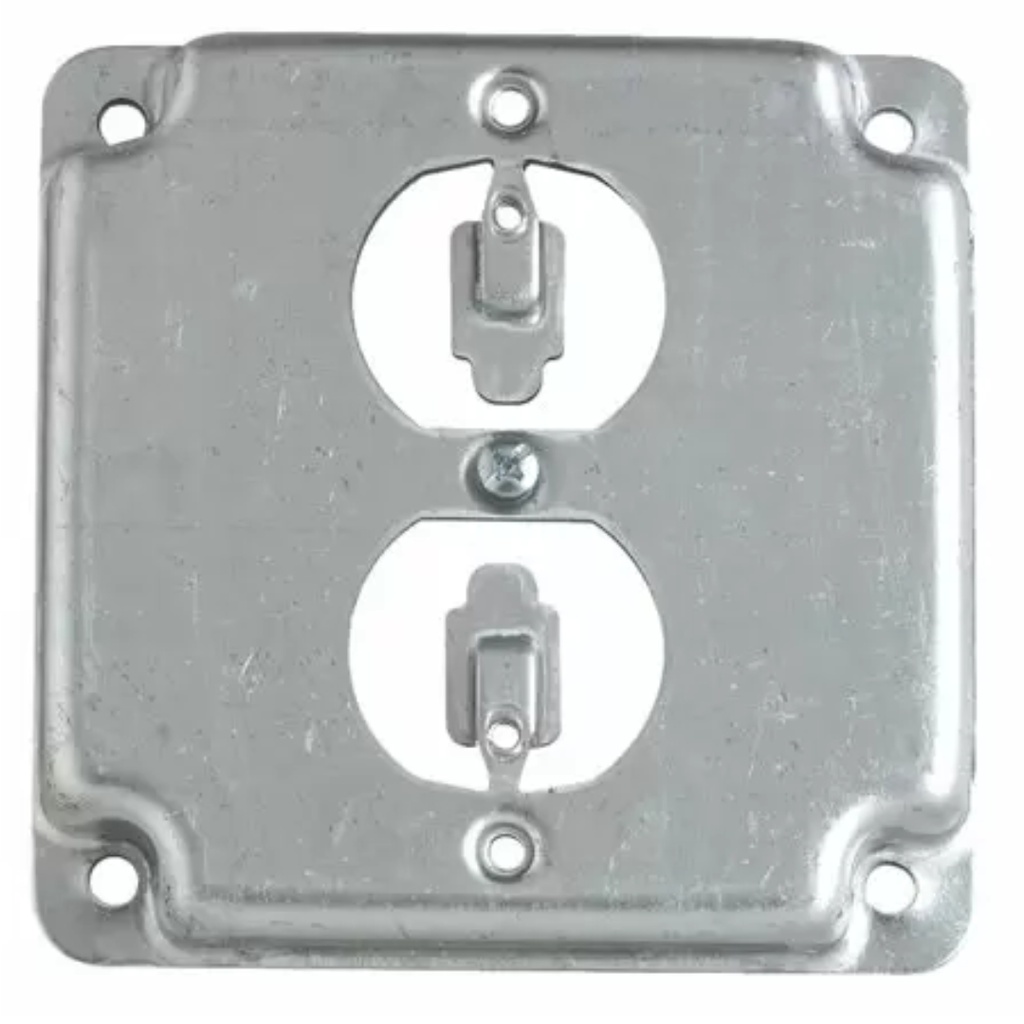 TAPA RECEPT. 4X4 DOBLE IND. 2G | Ferreteria Maderas 3C