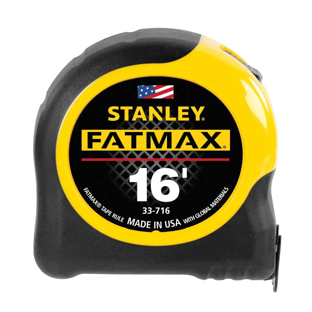 Stanley FatMax 16 Ft. L X 1.25 in. W Compact Wide Blade Tape Measure 1 ...