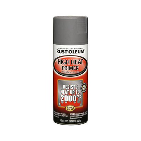 Rust-Oleum High Heat Gray Automotive Spray Primer 12 Oz | Ferreteria ...