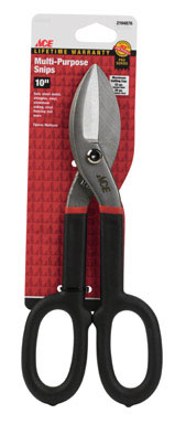 Ace 10 in. Drop Forged Steel Style Multi-Purpose Snips 29 Ga ...