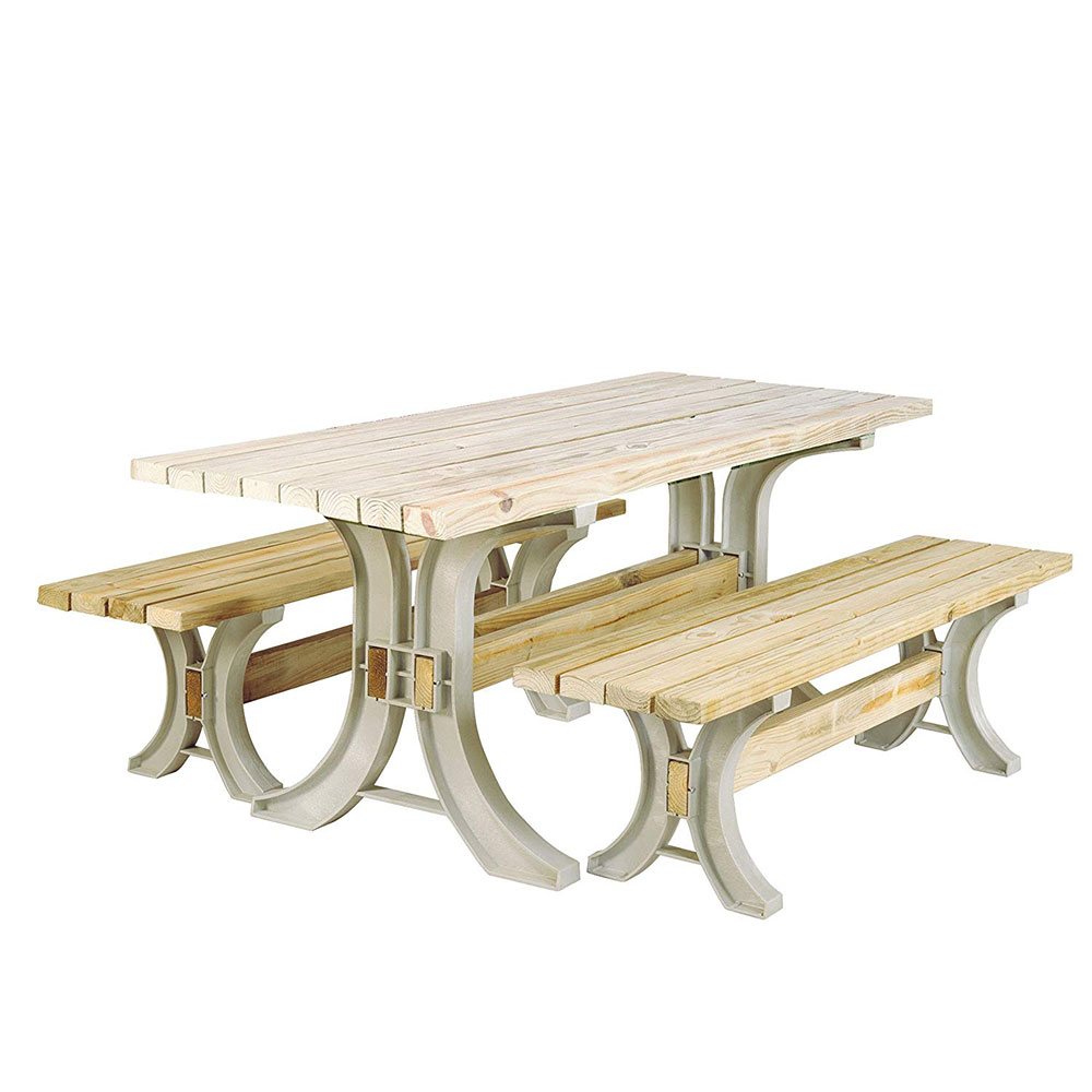 2x4 Basics Plastic Picnic Table Frame Tan | Ferreteria Maderas 3C