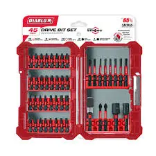 Diablo Driver Bit Set Black Oxide 45 Pc | Ferreteria Maderas 3C