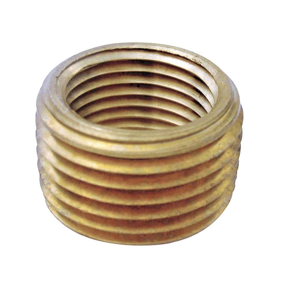 3/4 in. MPT X 1/2 in. D FPT Brass Pipe Face Bushing | Ferreteria Maderas 3C