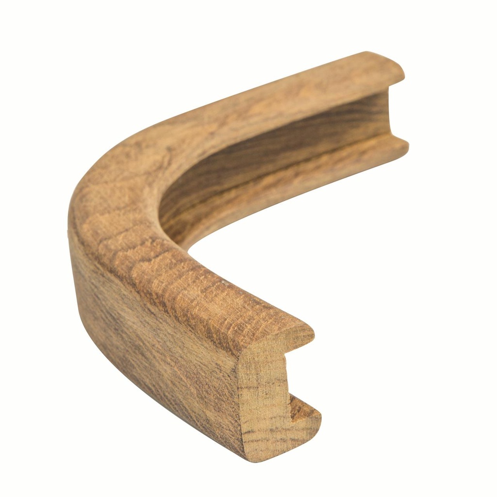 1/2in TrackOutside Corner Bulkhead Molding | Ferreteria Maderas 3C